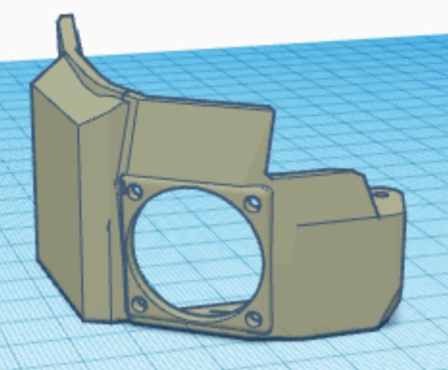 3DO Nozzle cam board case + 25mm fan on SB PCB Door by Alexvezina1 ...