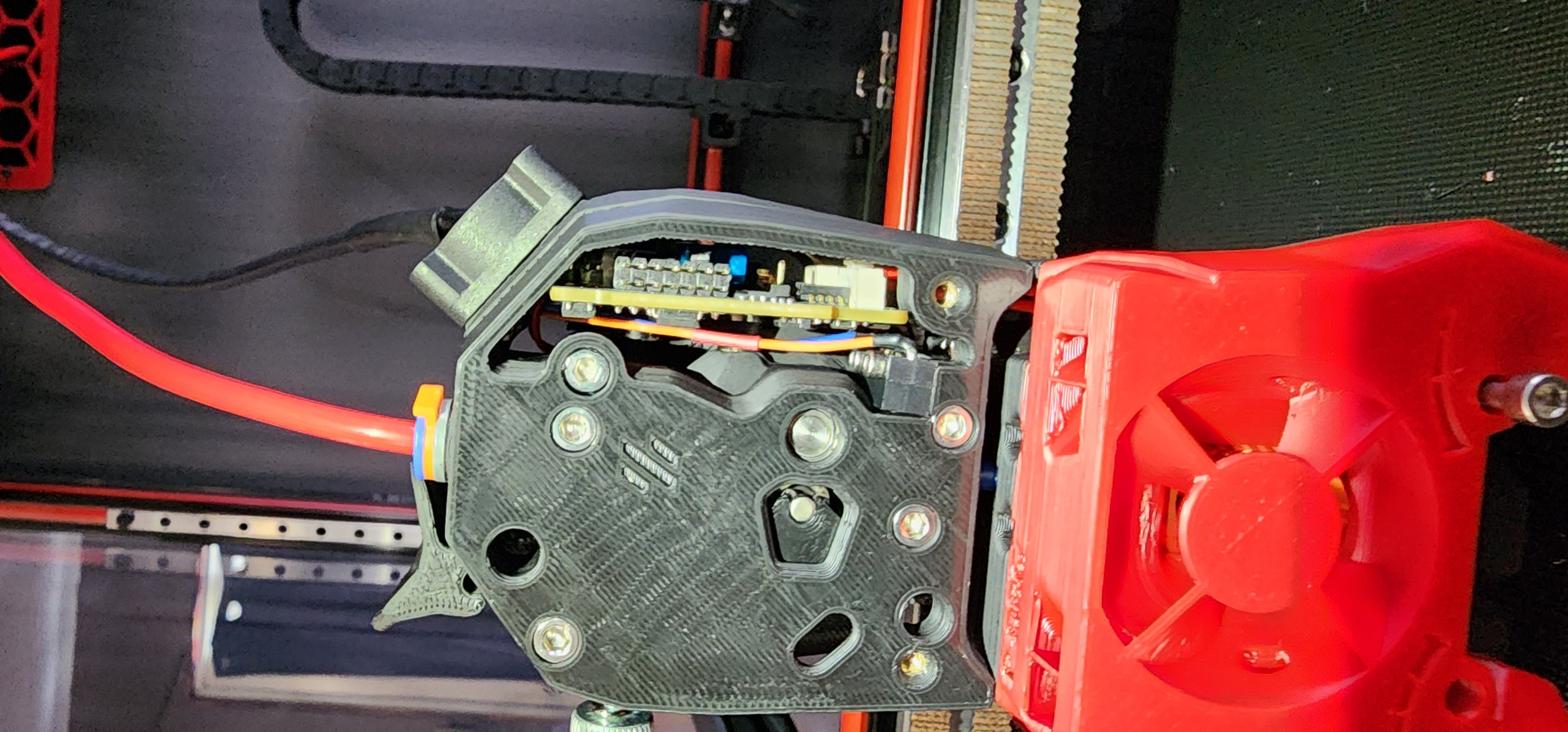 3DO Nozzle cam board case + 25mm fan on SB PCB Door by Alexvezina1 ...