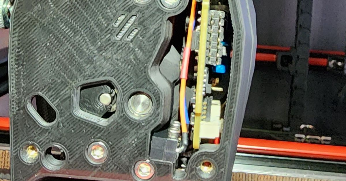 3DO Nozzle cam board case + 25mm fan on SB PCB Door by Alexvezina1 ...