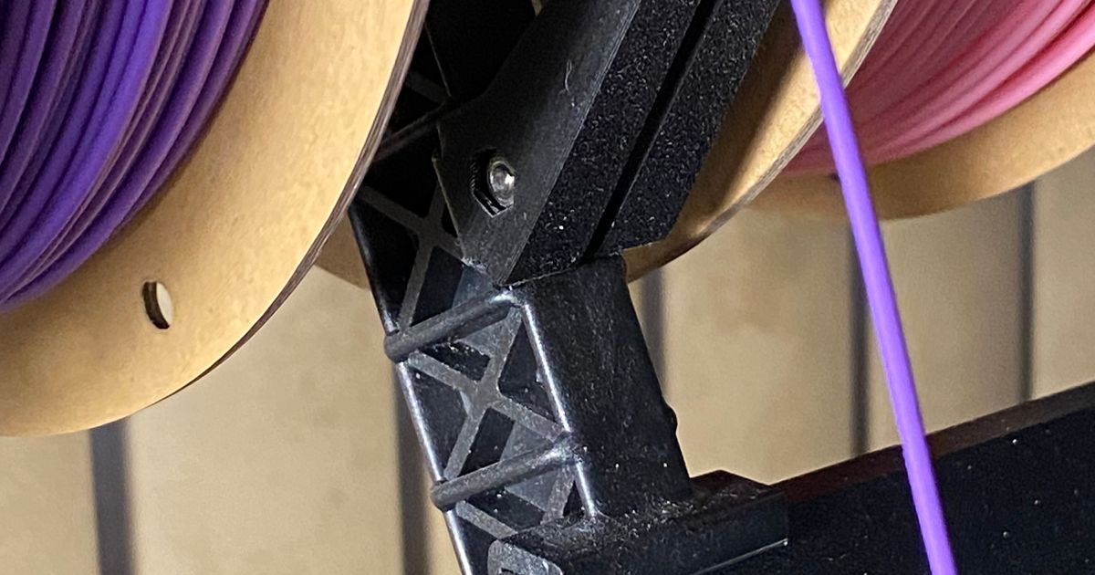 Filament Guide to mount low on the MK3/MK4 Spool Holder by Incendium87 ...