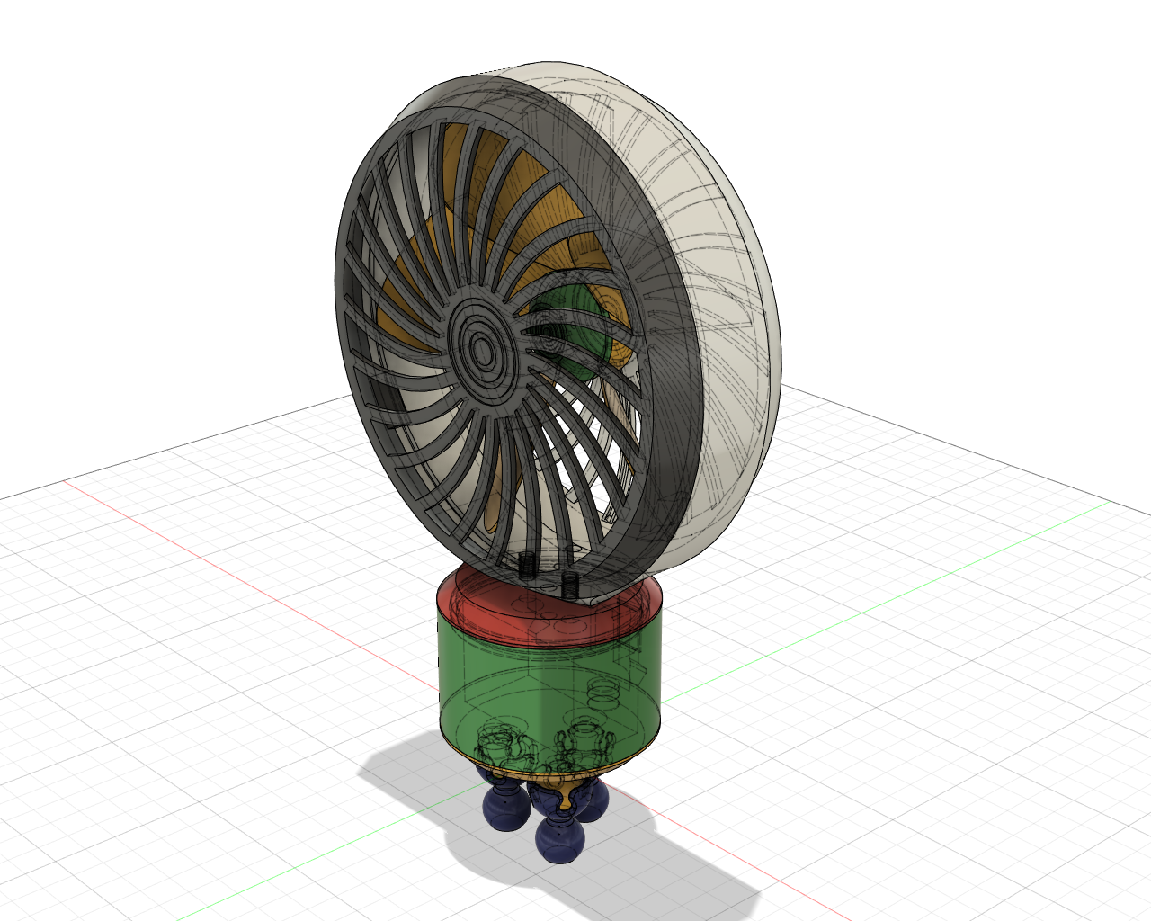 Articulated Arms Stroller Fan by squinn | Download free STL model ...