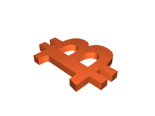 Small mix to Bitcoin logo by Arsen by btcmaker | Download free STL ...