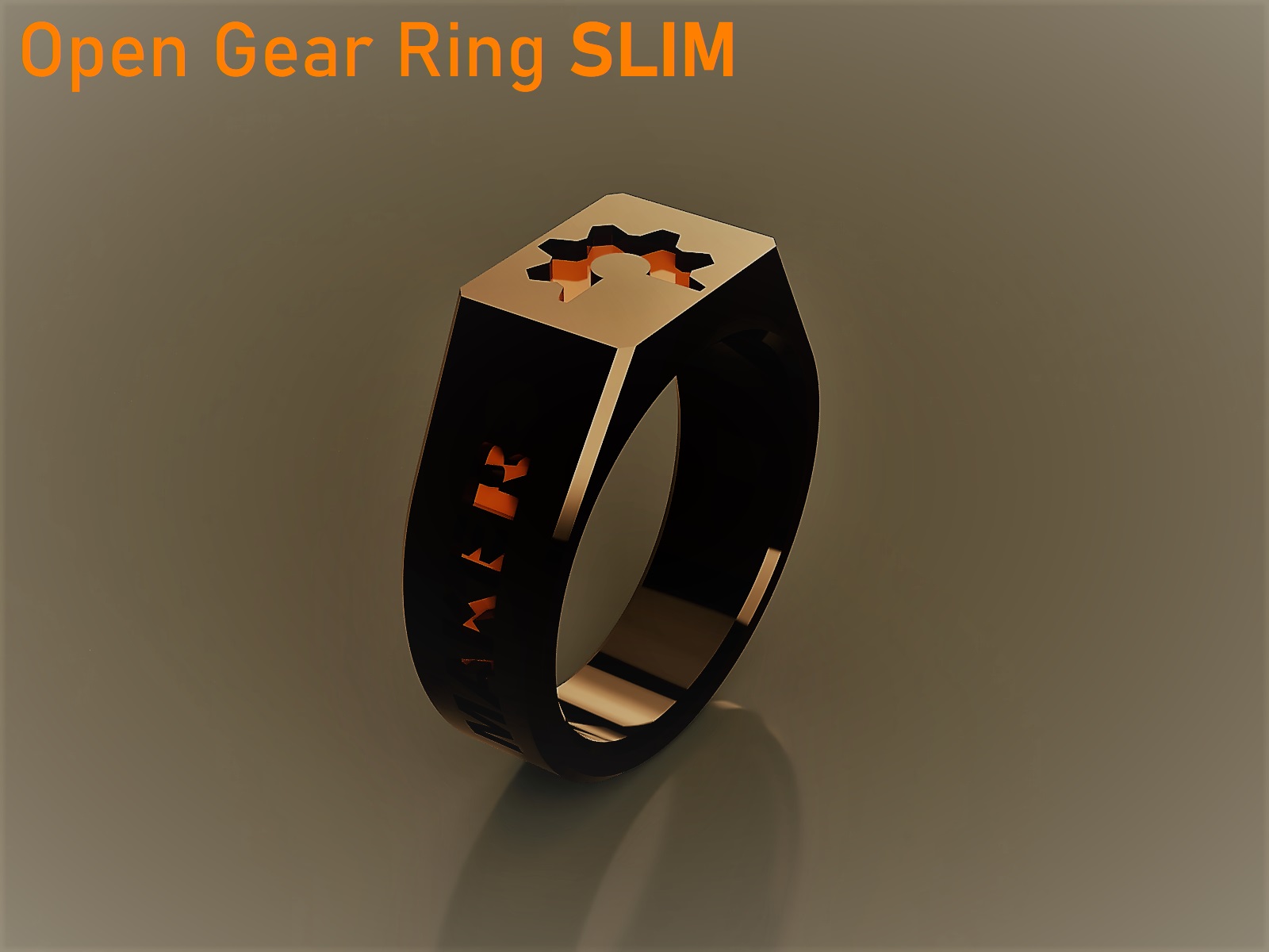 Open Gear Ring - Everyone is a maker - by JayCee09 | Download free STL ...