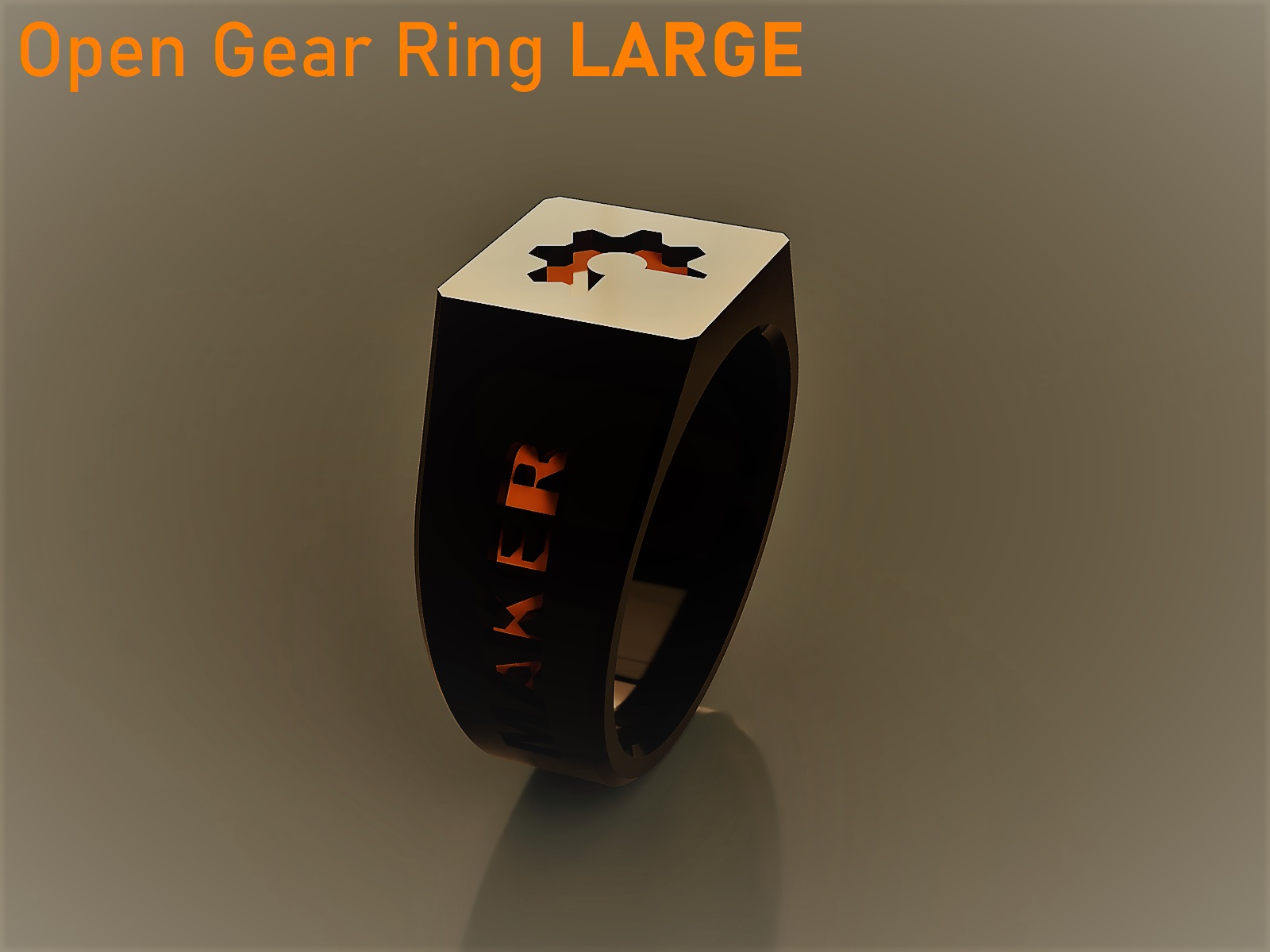 Open Gear Ring - Everyone is a maker - by JayCee09 | Download free STL ...