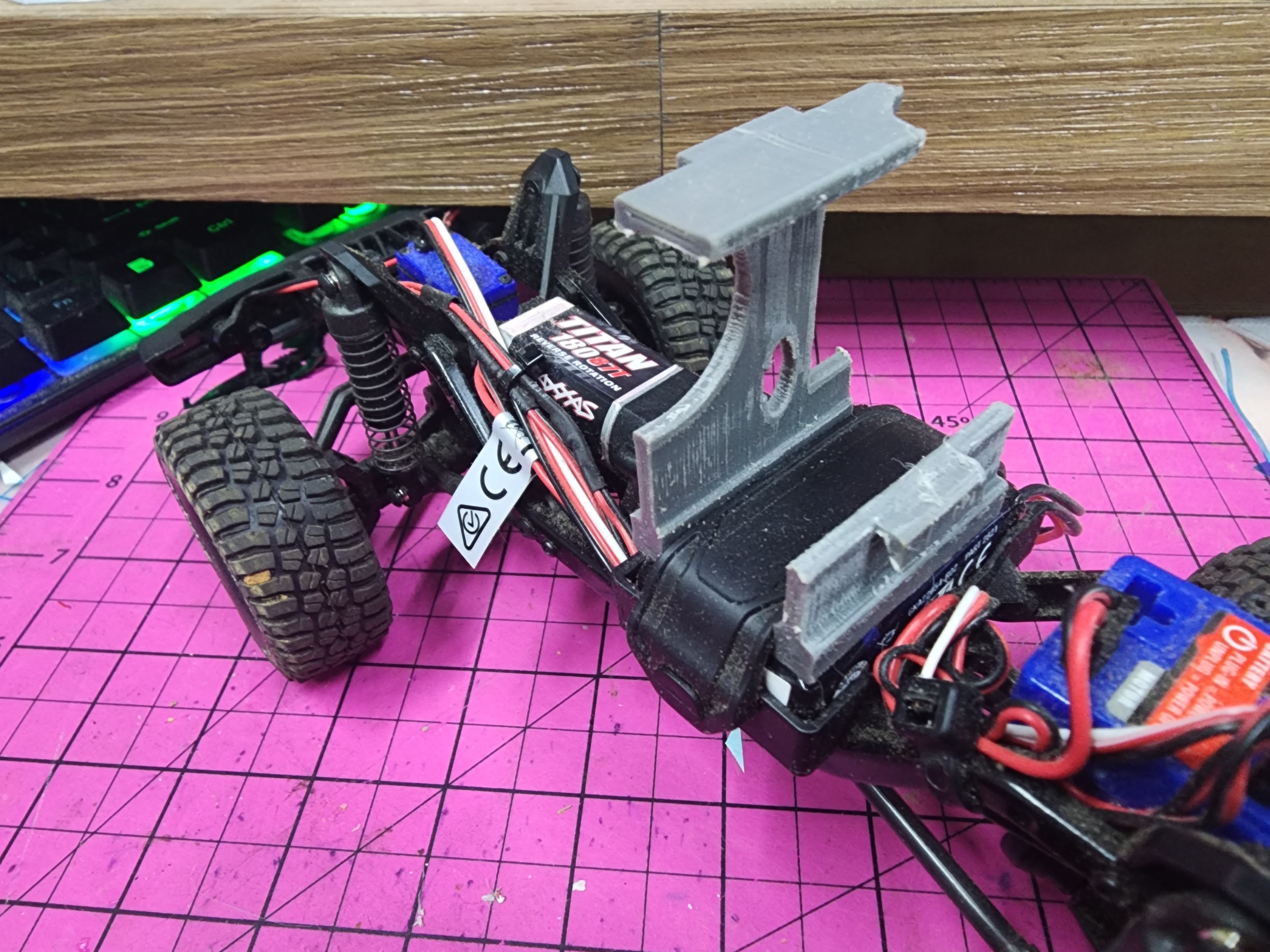 Trx4m gopro 3 mount battery strap. by Bwb Creations | Download free STL ...