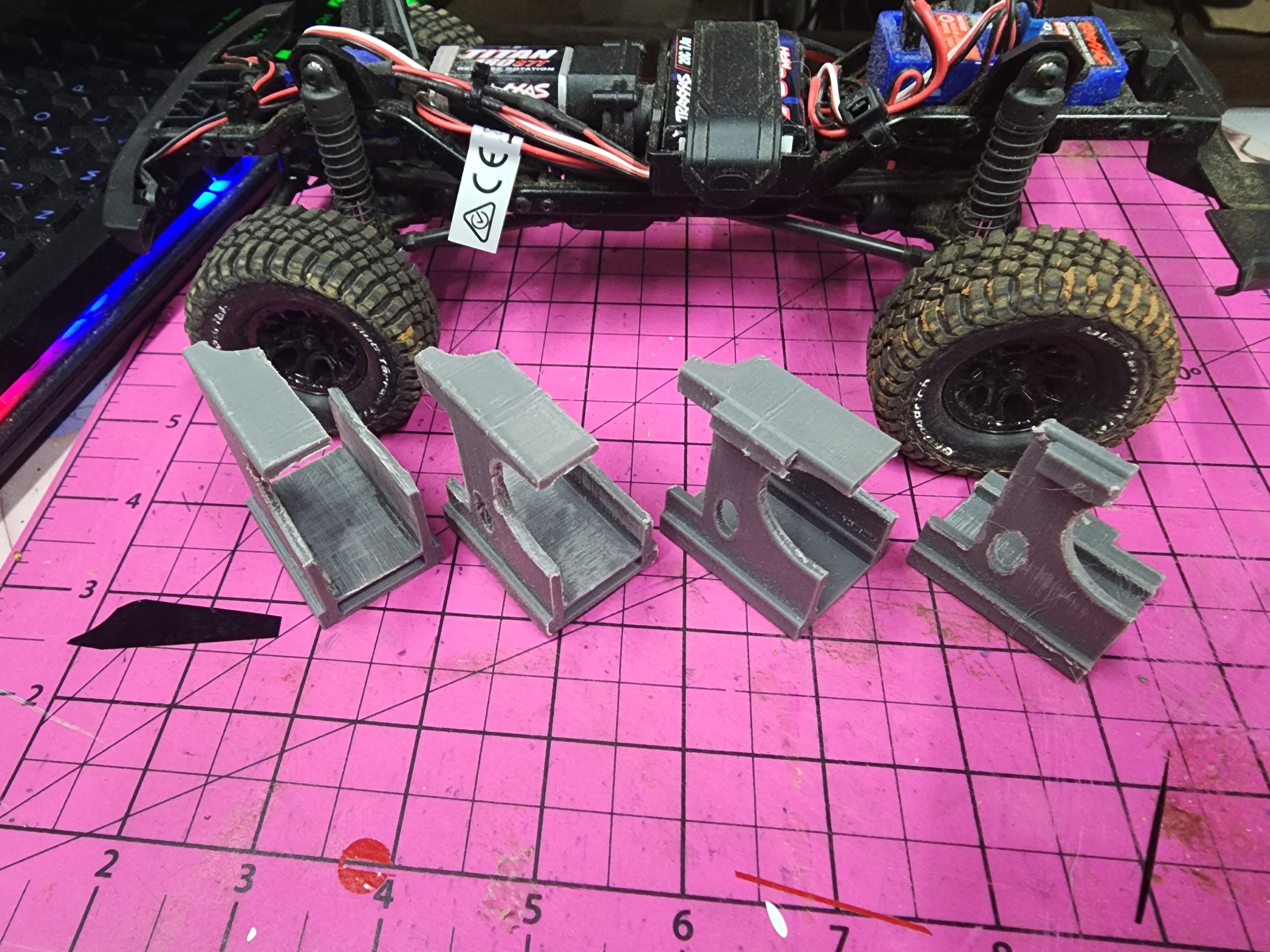 Trx4m gopro 3 mount battery strap. by Bwb Creations | Download free STL ...
