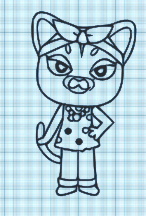 Puko Aggretsuko Wall Art By Ogama Industries Download Free Stl