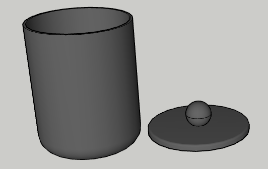 Round bin with lid by Dark987Wolf | Download free STL model ...