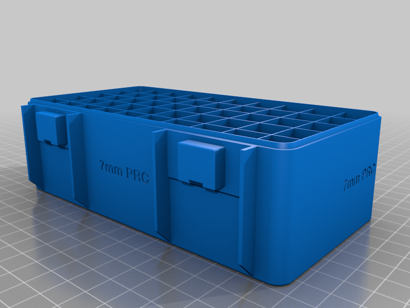 7mm PRC, Double Latch Modular Ammo Box by brass_ring | Printables Store