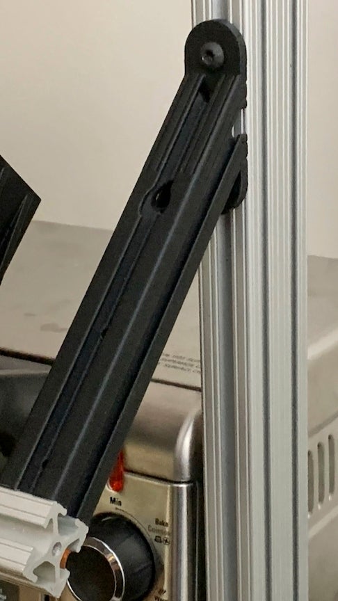 8020 series 10 45 degree ofset beam for fan mount by ...