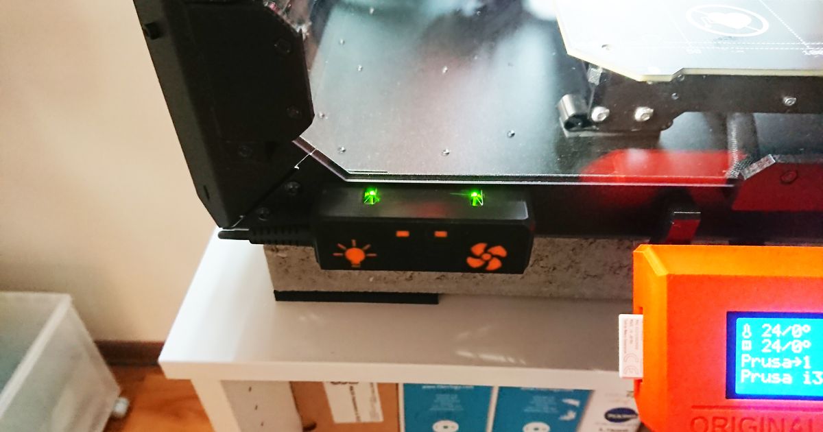 Prusa Enclosure Basic Board Cover with symbols by Cesare Monti ...