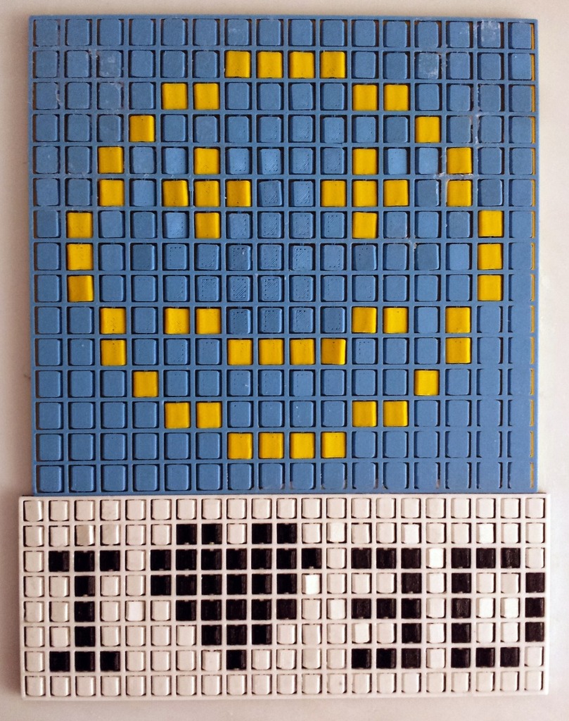 Fliptrix - customizable print-in-place dot matrix style flip board ...