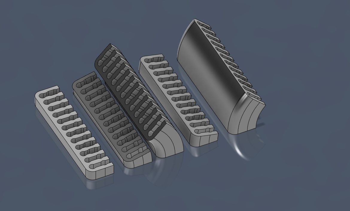 spiggytech wire management combs by spiggytech | Download free STL ...