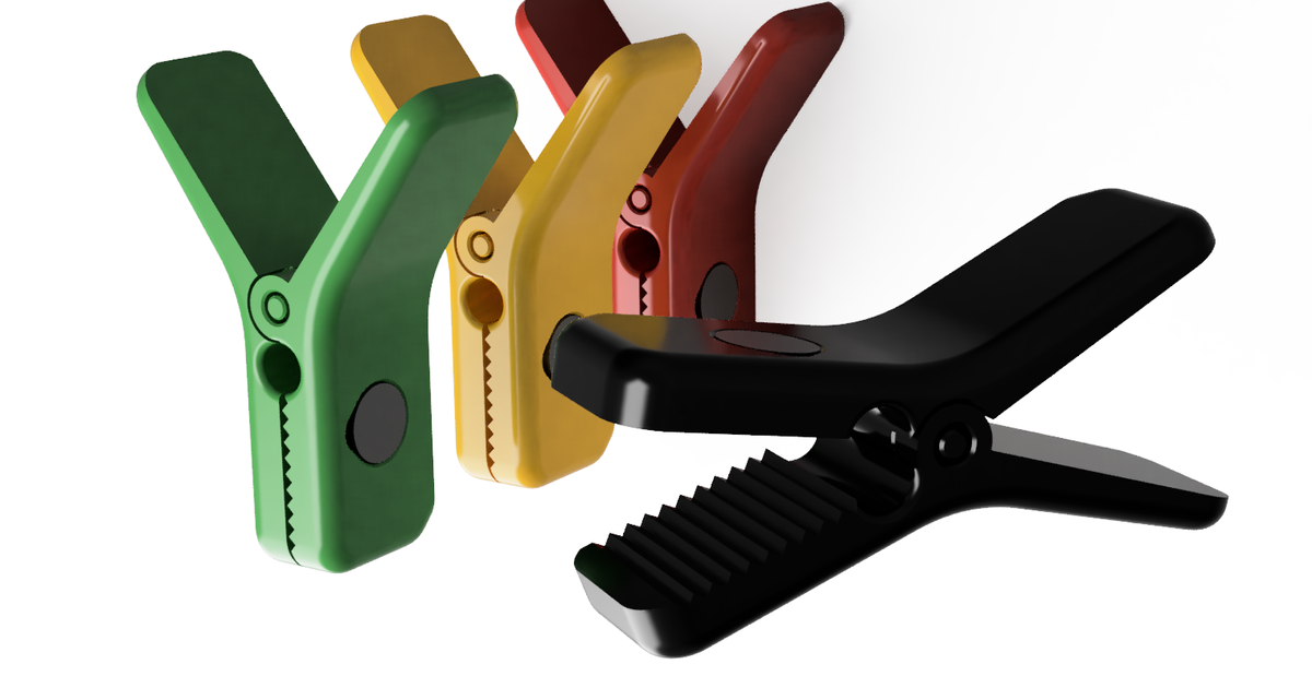 bag clip - clothespin - card stand - print-in-place by laurens ...