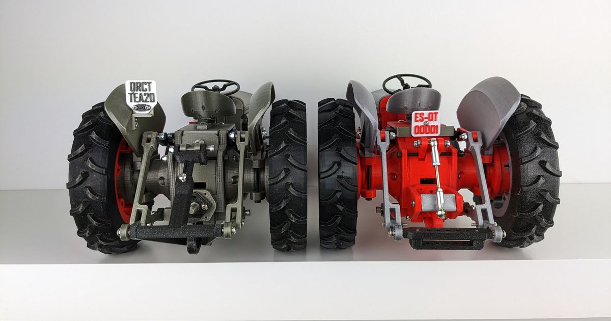 OpenRC Tractor MK3 TEA20 license plate by makitprojects | Download free ...