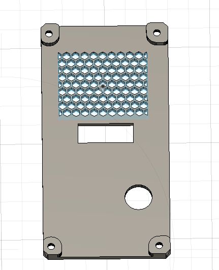 Prusa mini display box 3.2 inch LCD Back Cover with Air Vent by seba ... Prusa mini display box 3.2 inch LCD Back Cover with Air Vent by seba ...