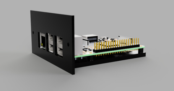 Raspberry Pi 3 Rack Mount von kabuki | Kostenloses STL-Modell ...