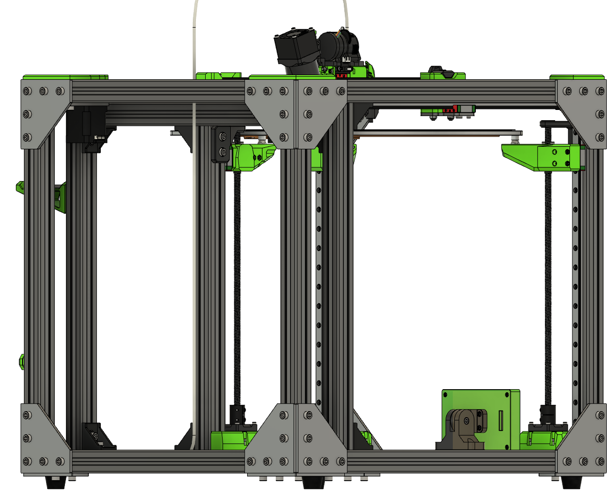 Waveshare 5'' DSI LCD Mount for RatRig V-Core 3030 Frame by SAT3D ...