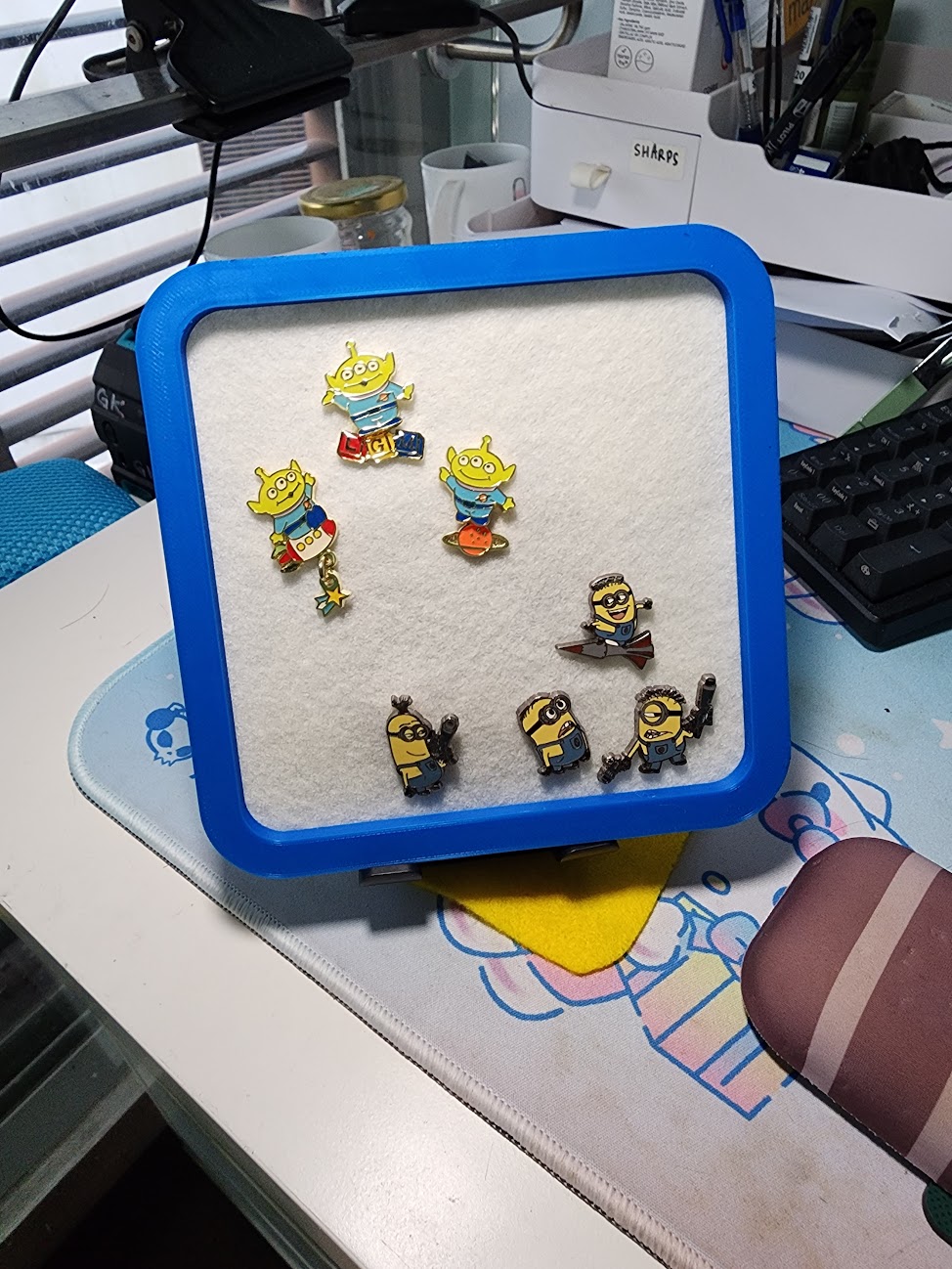 Enamel Pin Display Frame by BreakfastDeluxe | Download free STL model ...