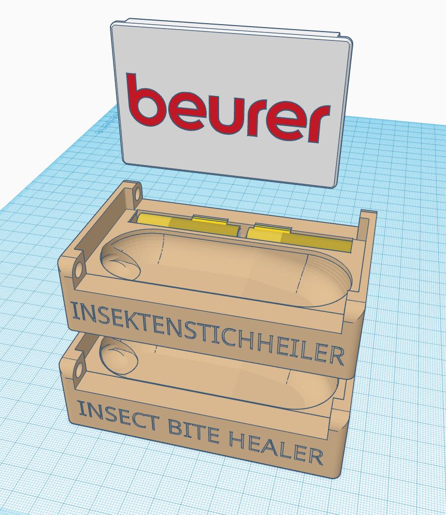 (Bilingual) Case for Insect Bite Healer (Insektenstichheiler) Beurer by ...