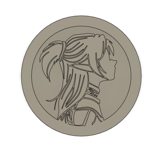 Simple Elven coin by Stardastny Latinum | Download free STL model ...