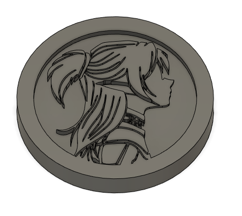 Simple Elven coin by Stardastny Latinum | Download free STL model ...