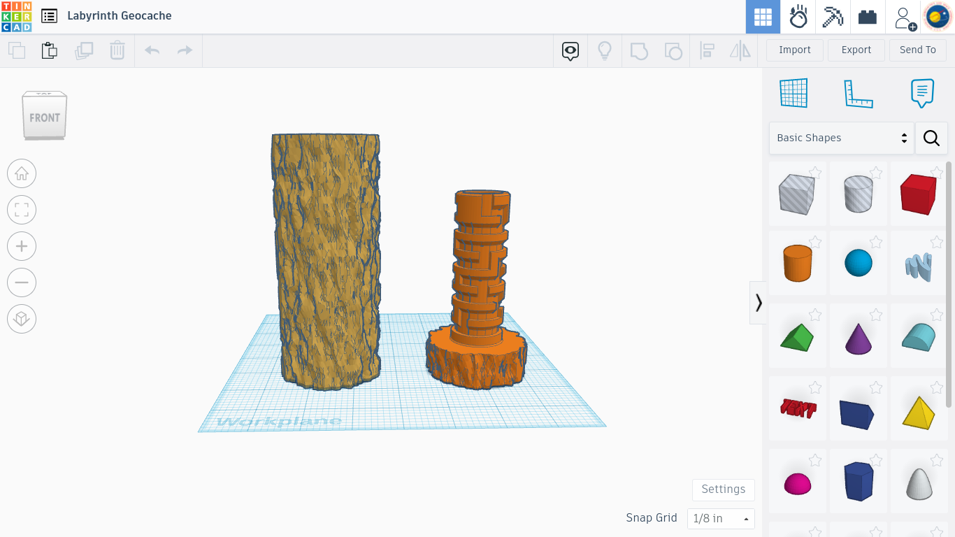 Labyrinth Geocache by TheEngineer | Download free STL model ...