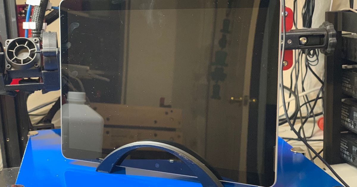 Vertical Tablet Stand by JohnMartin | Download free STL model ...