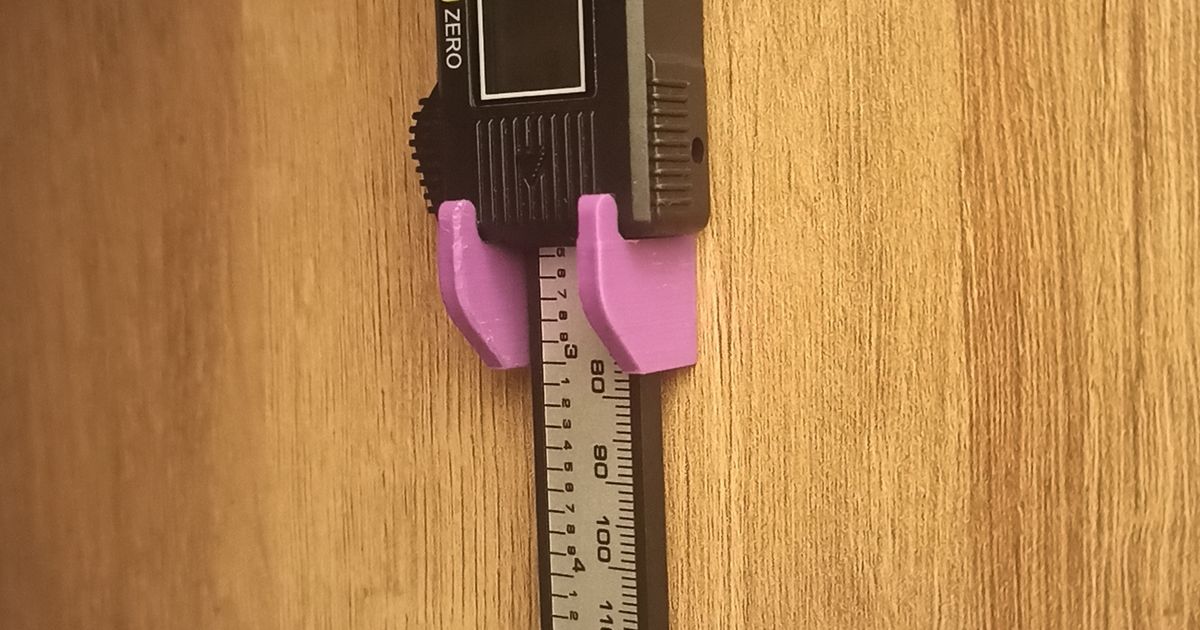 Calliper holder vertical by Craftsman Life | Download free STL model ...