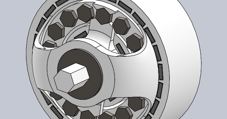 Simple Magnetic Gearbox by Ben Berres | Download free STL model ...