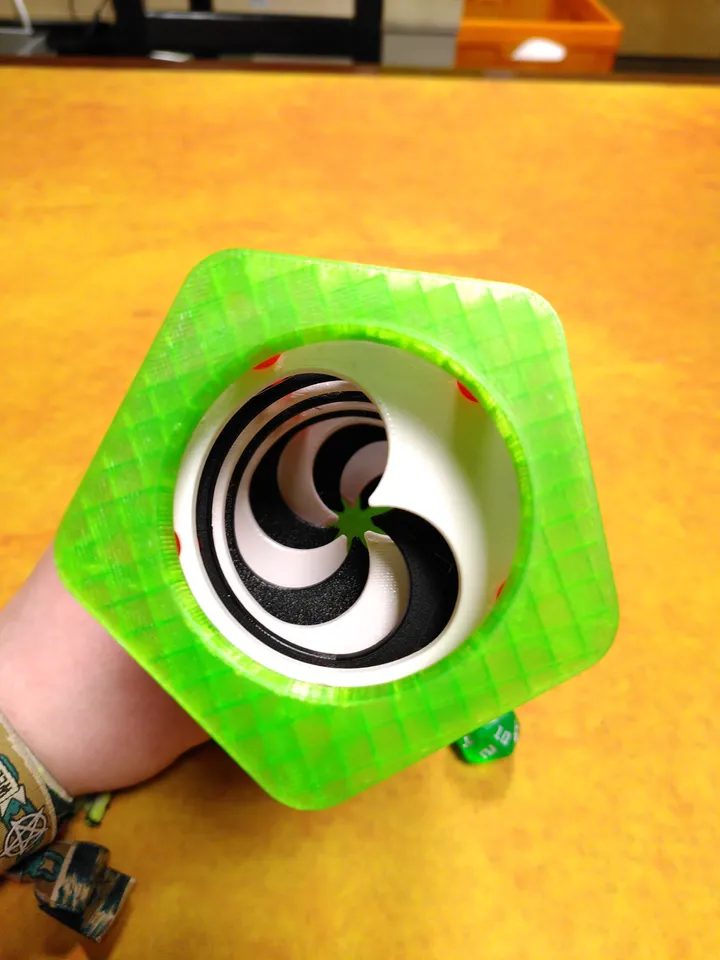 Magnetic Levitating Dice Tower by wuerfel | Download free STL model ...