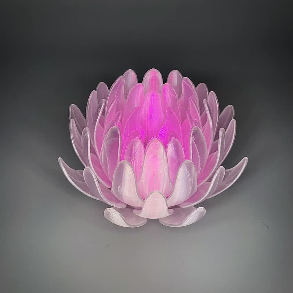 Lotus Lamp by ChrisTheViolaNerd | Download free STL model | Printables.com