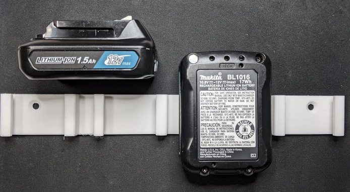 Makita CXT 12V 1-4 Place Battery Non-Latching Holders Mount by CPS ...