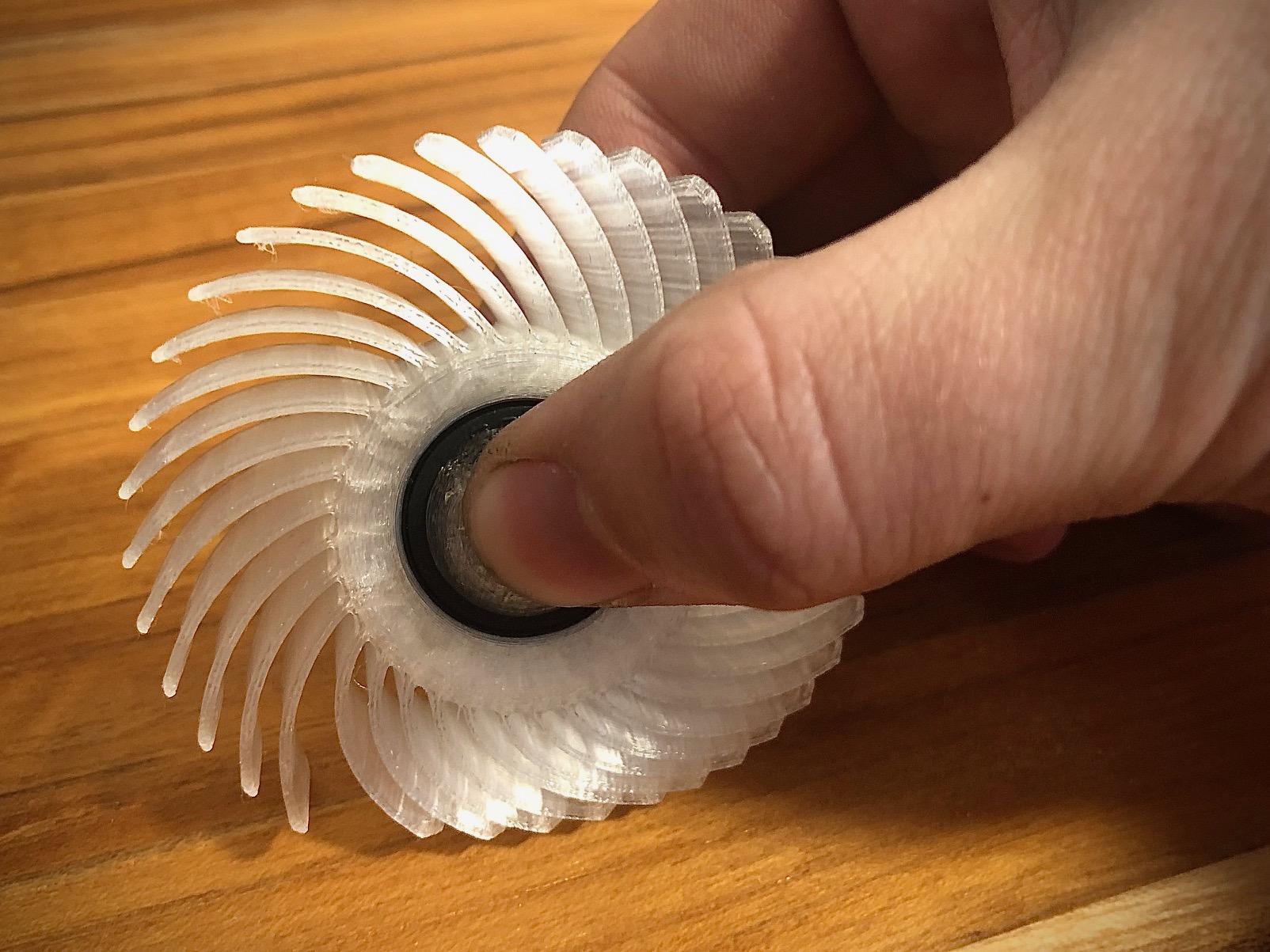 Flexible Spiral Fidget Wheel by Aaron Park | Download free STL model ...