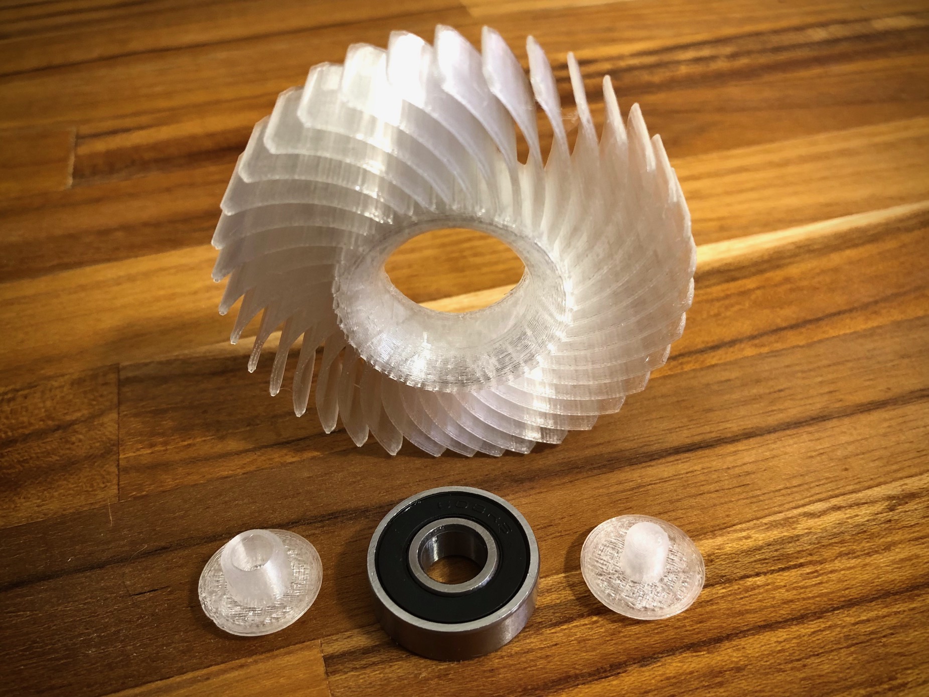 Flexible Spiral Fidget Wheel by Aaron Park | Download free STL model ...