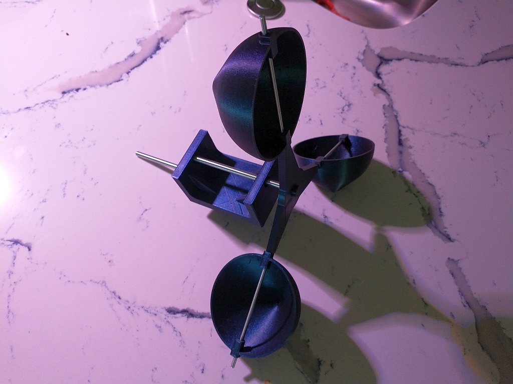 Anemometer with 75mm Cups - Improved by Fergy7 | Download free STL ...