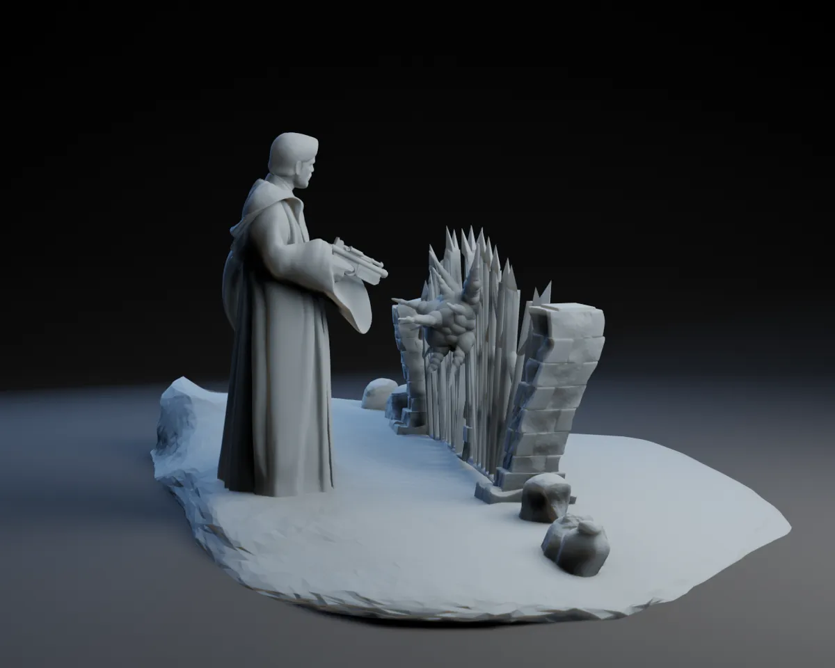 Obi-Wan Foiled by Peter Farell | Download free STL model | Printables.com