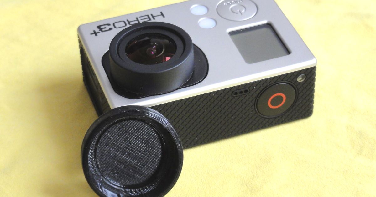 GoPro lens cover (Hero 3, Hero 3+, Hero 4) by Leonard Göttert ...