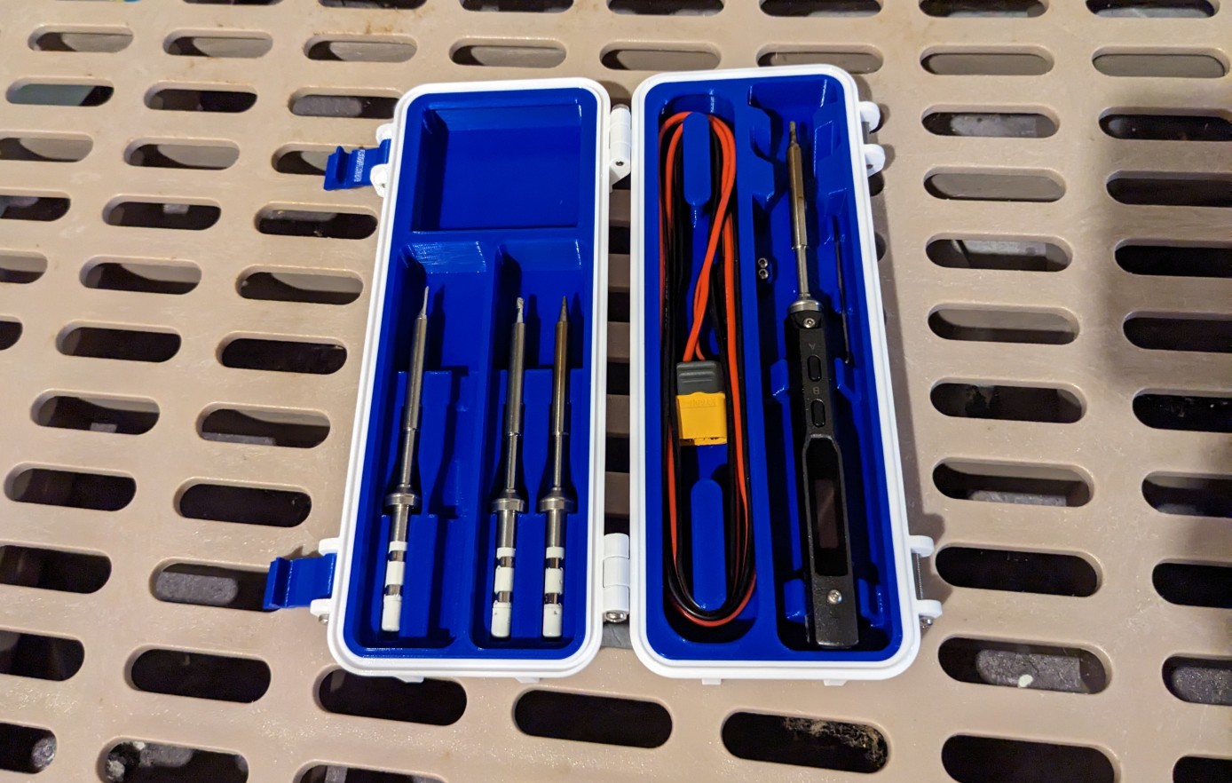 More 4-tip Inserts for Pinecil/TS100 Rugged Case by ltlowe | Download ...