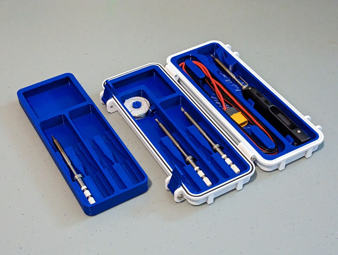 More 4-tip Inserts for Pinecil/TS100 Rugged Case by ltlowe | Download ...