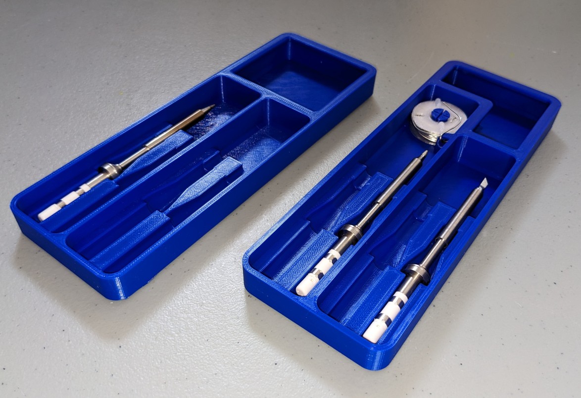 More 4-tip Inserts for Pinecil/TS100 Rugged Case by ltlowe | Download ...