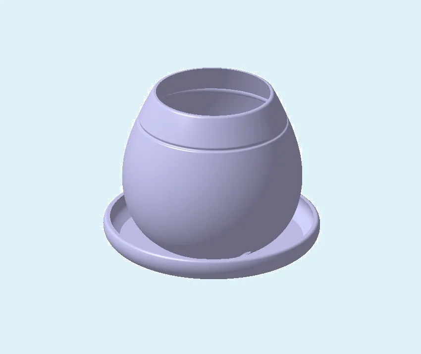 Succulent Pot With INTEGRATED Plant Saucer by Madiba | Download free ...