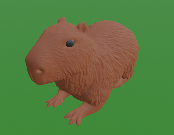Sitting and lying capybara por Vitalik Isakov | Descargar modelo STL ...