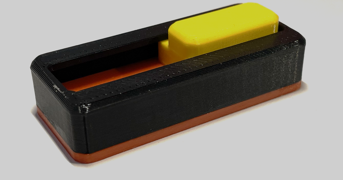 magnetic fidget slider toy - REMIX 6x2mm magnet by SpaceRaccoon ...