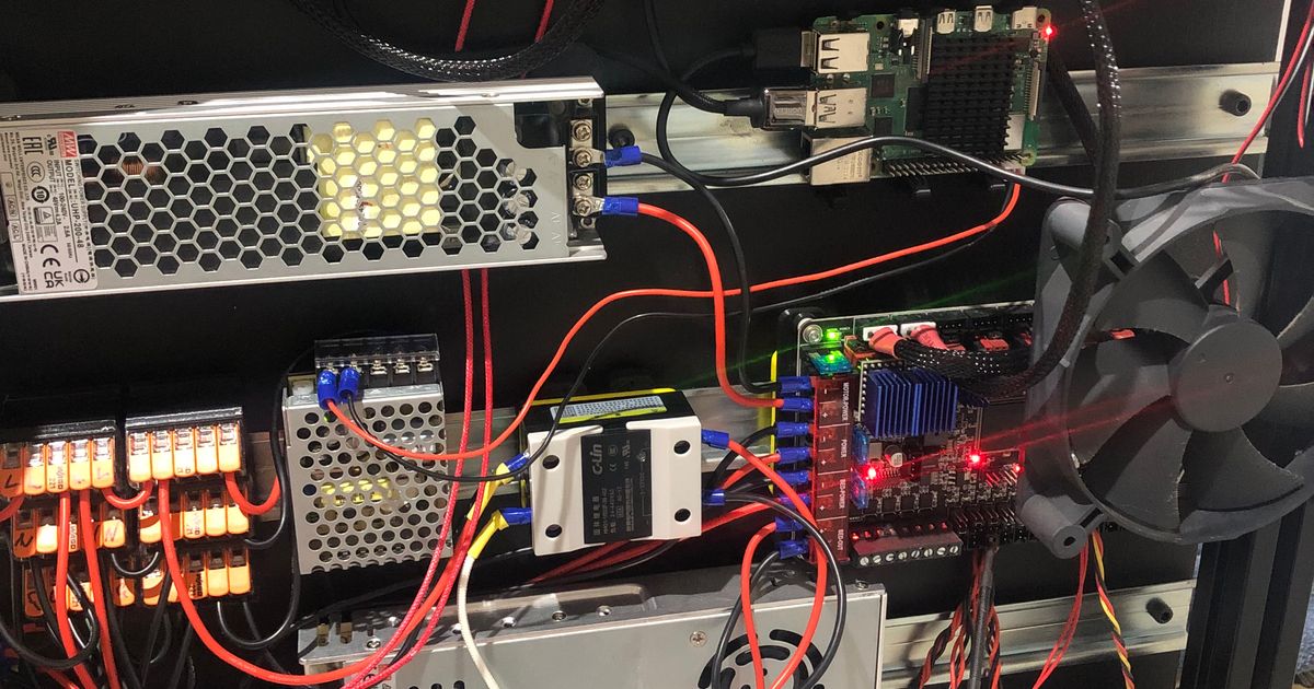 V-core3 Din rail SSR sideways mount by iainwlg | Download free STL ...