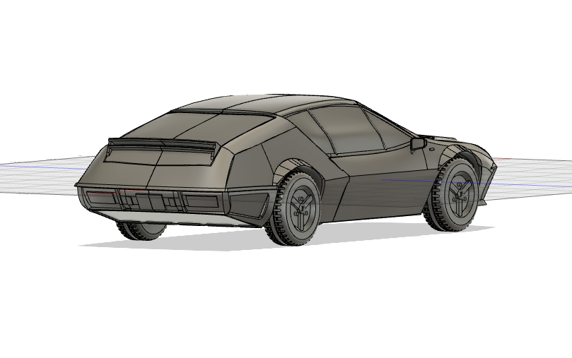 Alpine A310 1600 VE aka. Misato Katsuragis car by MatterWiz | Download ...
