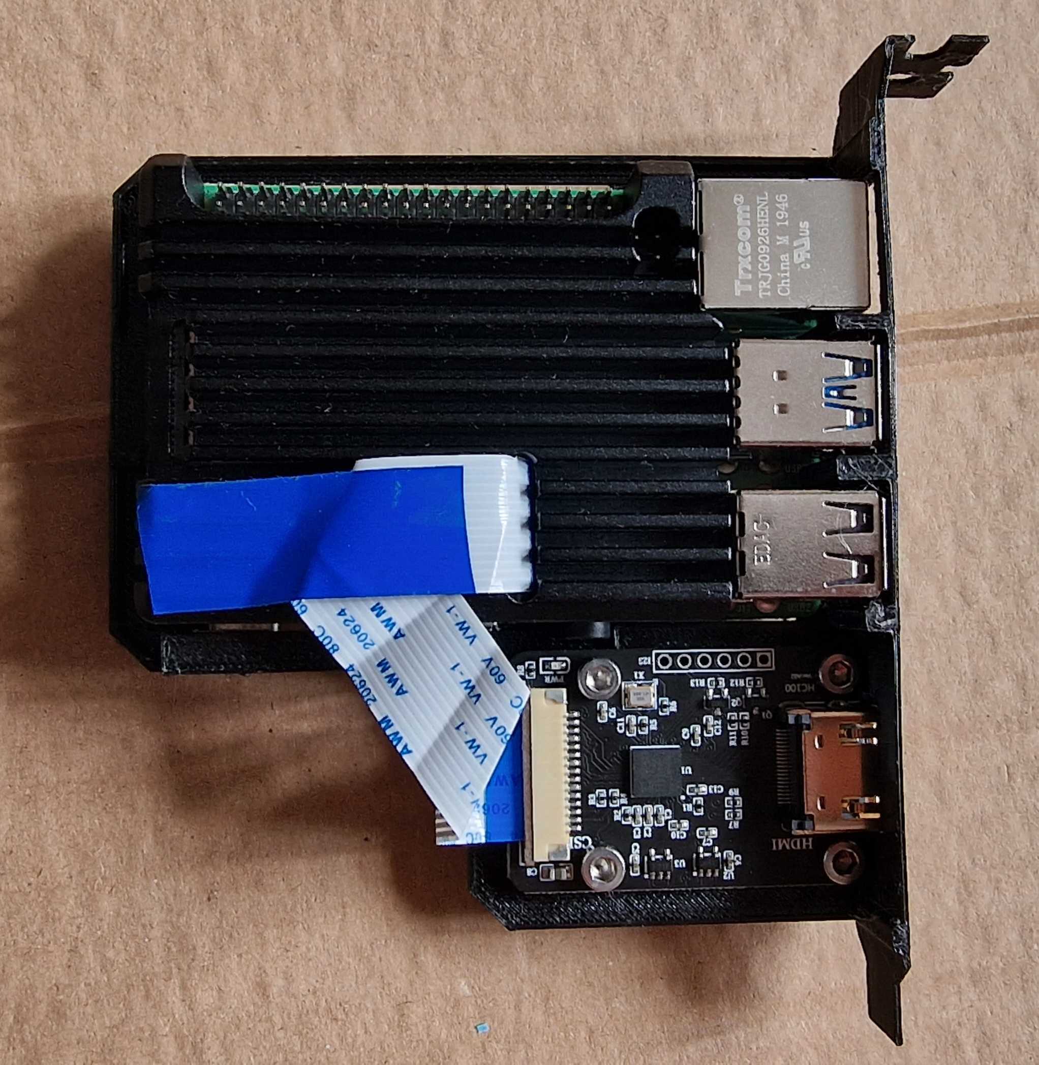 Bracket PCI PiKVM by marcin212 | Download free STL model | Printables.com
