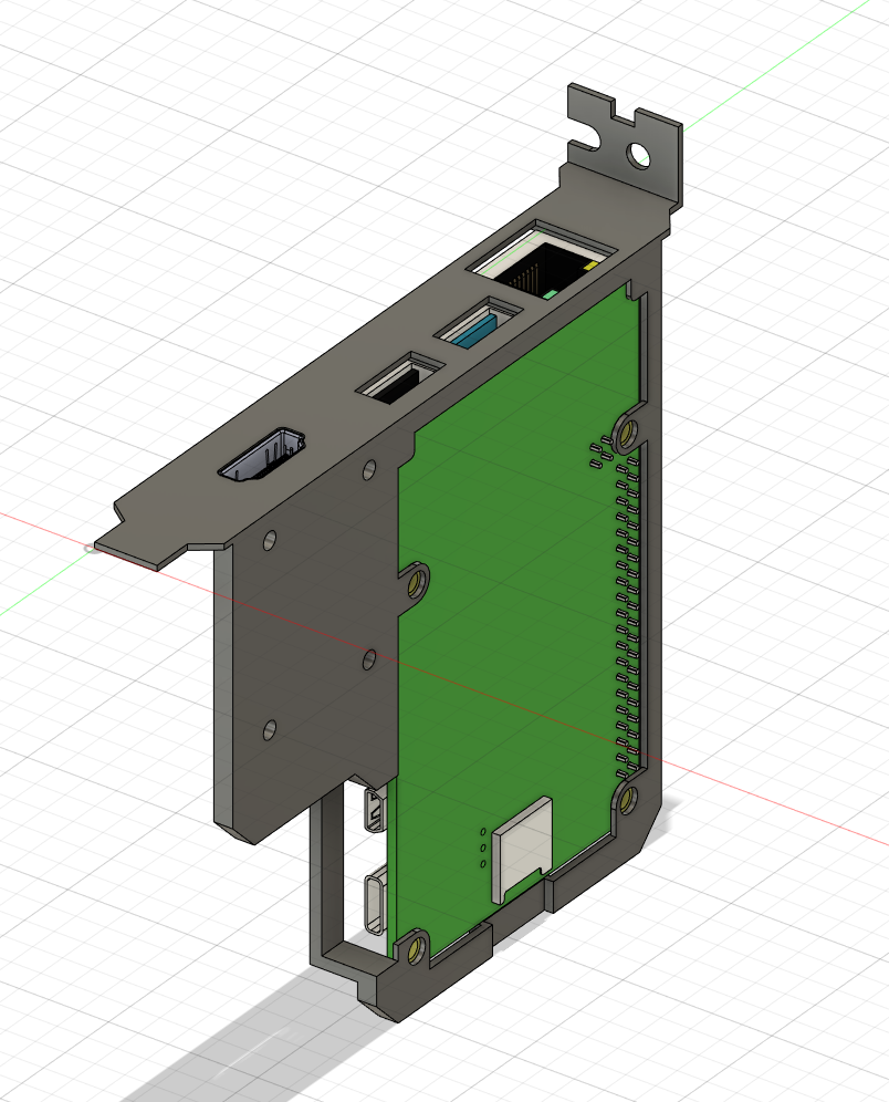 Bracket PCI PiKVM by marcin212 | Download free STL model | Printables.com