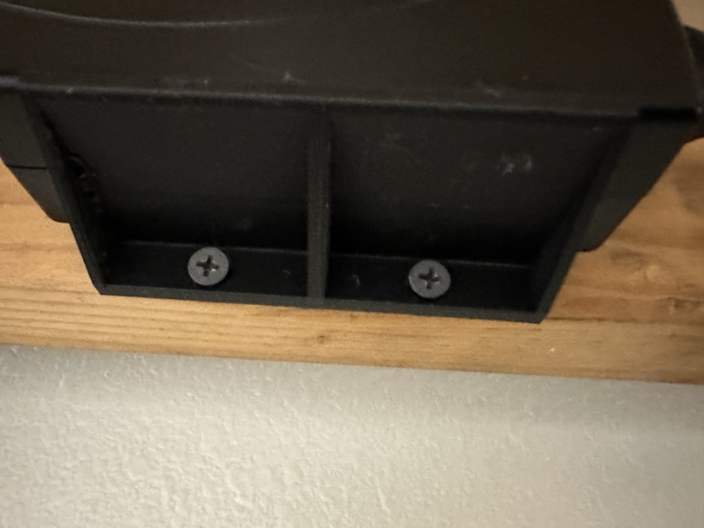 Power brick bracket under desk mount by Abomb | Download free STL model ...