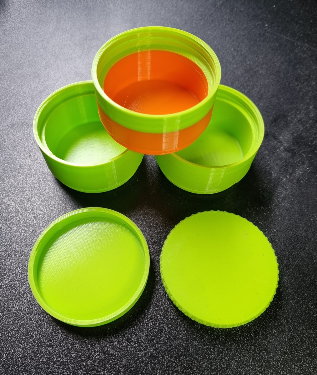 Spice container - twisted/stackable by mac310 | Download free STL model ...